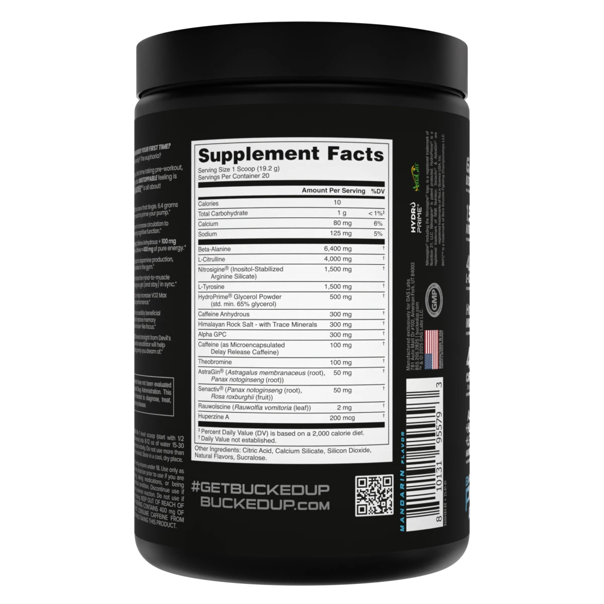 Best Pre-Workout Supplements | 400mg Caffeine Pre-Workout - Bucked Up